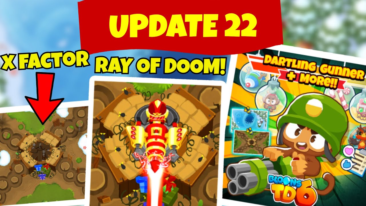 BTD6 Update 22 - DARTLING GUNNER BABY!!! Two New Maps, New Knowledge ...