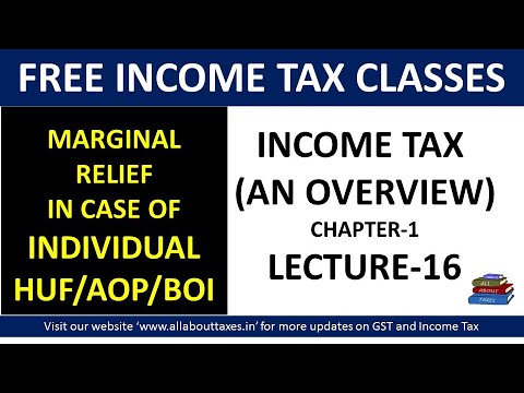 LECTURE 16 || MARGINAL RELIEF HOW TO CALCULATE MARGINAL RELIEF || CA ...