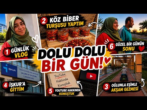 Köz Biber 🌶️ Turşusu Nasıl Yapılır? | Eşim ve Oğlumla Akşam Gezmesi | Günlük Vlog
