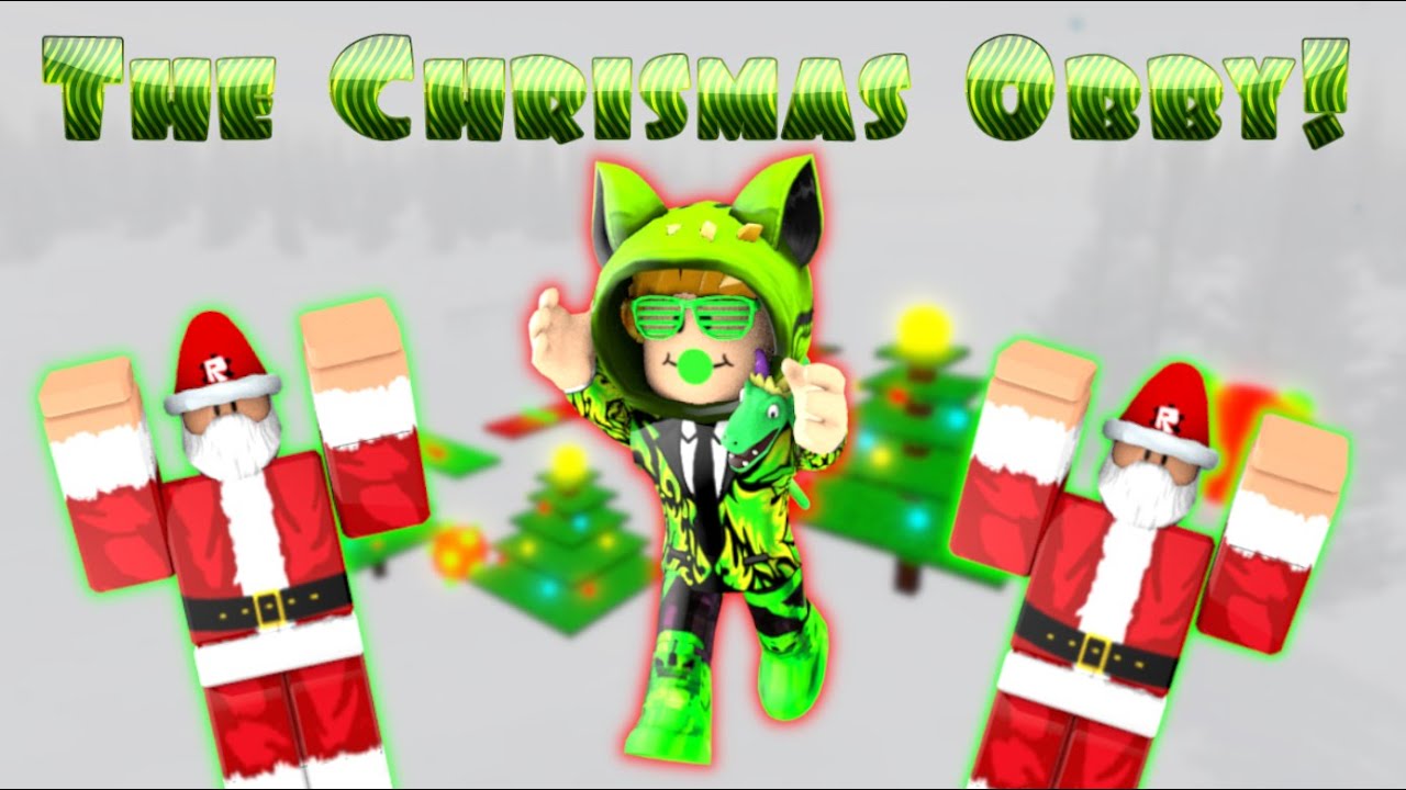 BUILDING A CHRISTMAS OBBY THEN RACING SANTA! (Roblox) - YouTube