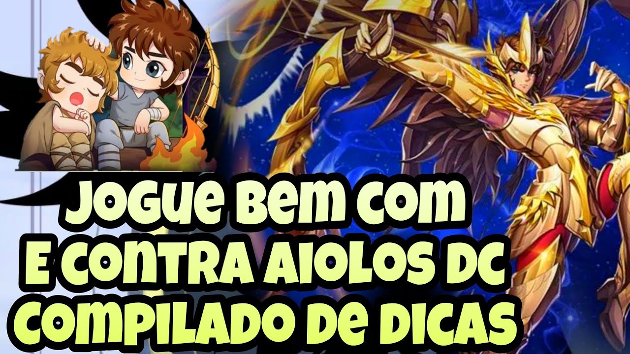 Aiolos Divino: Up-Skill, Dicas, Counter, Combos, Cosmos - Saint Seiya ...