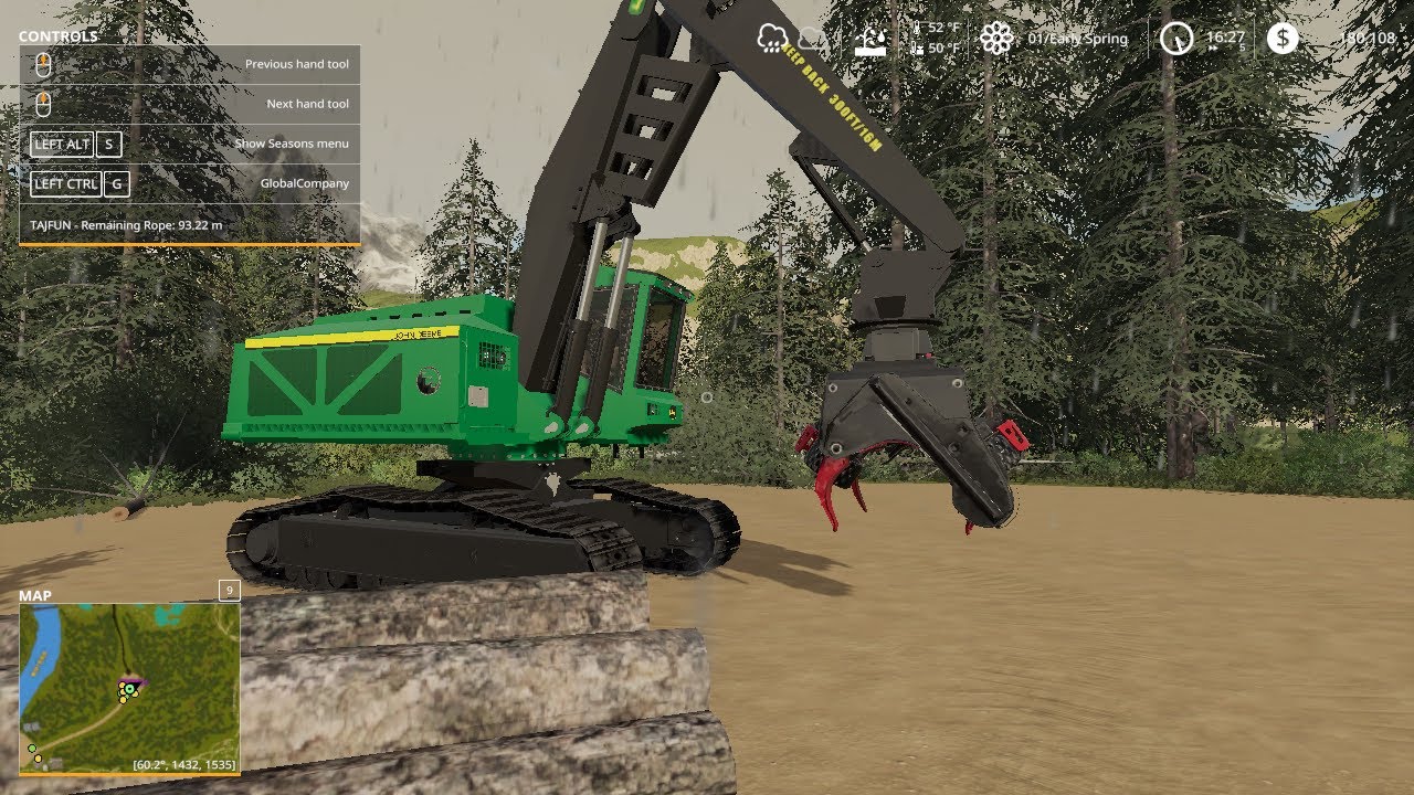 Farming simulator 19 logging - YouTube