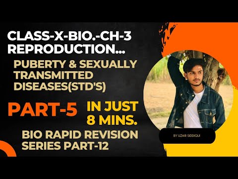 PUBERTY & STD'S-Class 10 bio Rapid Revision series part-12(Reproduction ...