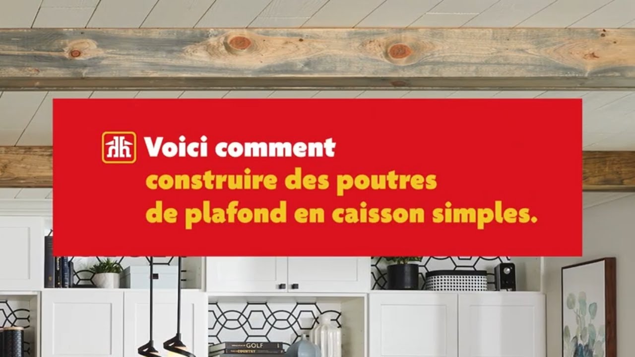 Voici comment construire des #poutres-caissons de plafond simples - YouTube