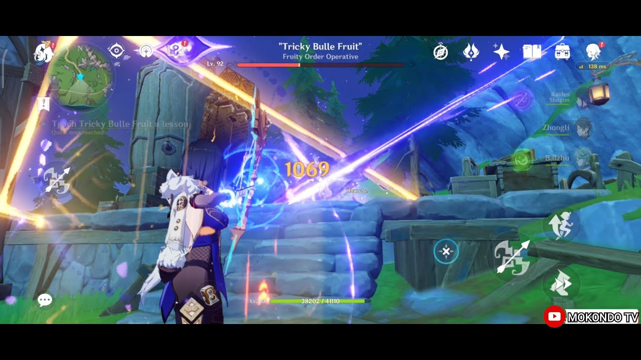 Genshin Impact 4.1 - Tricky Bulle Fruit (Boss fight) - YouTube