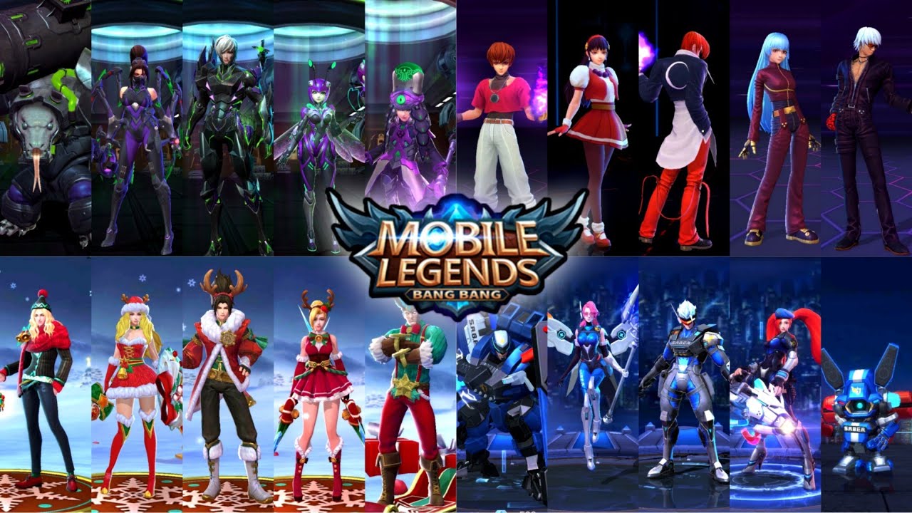 ALL 38 FULL SQUAD IN MOBILE LEGENDS | PART 1 - YouTube