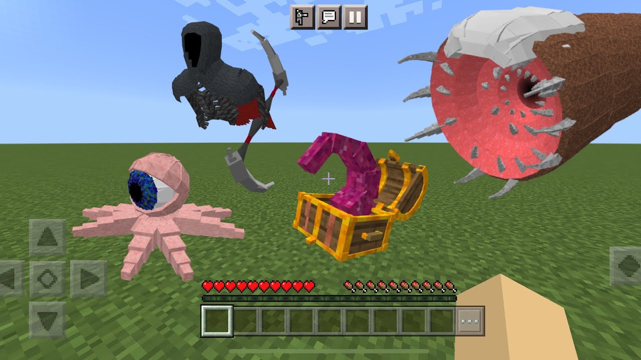Modular Bosses BETA 3.0 MOD in Minecraft PE - YouTube