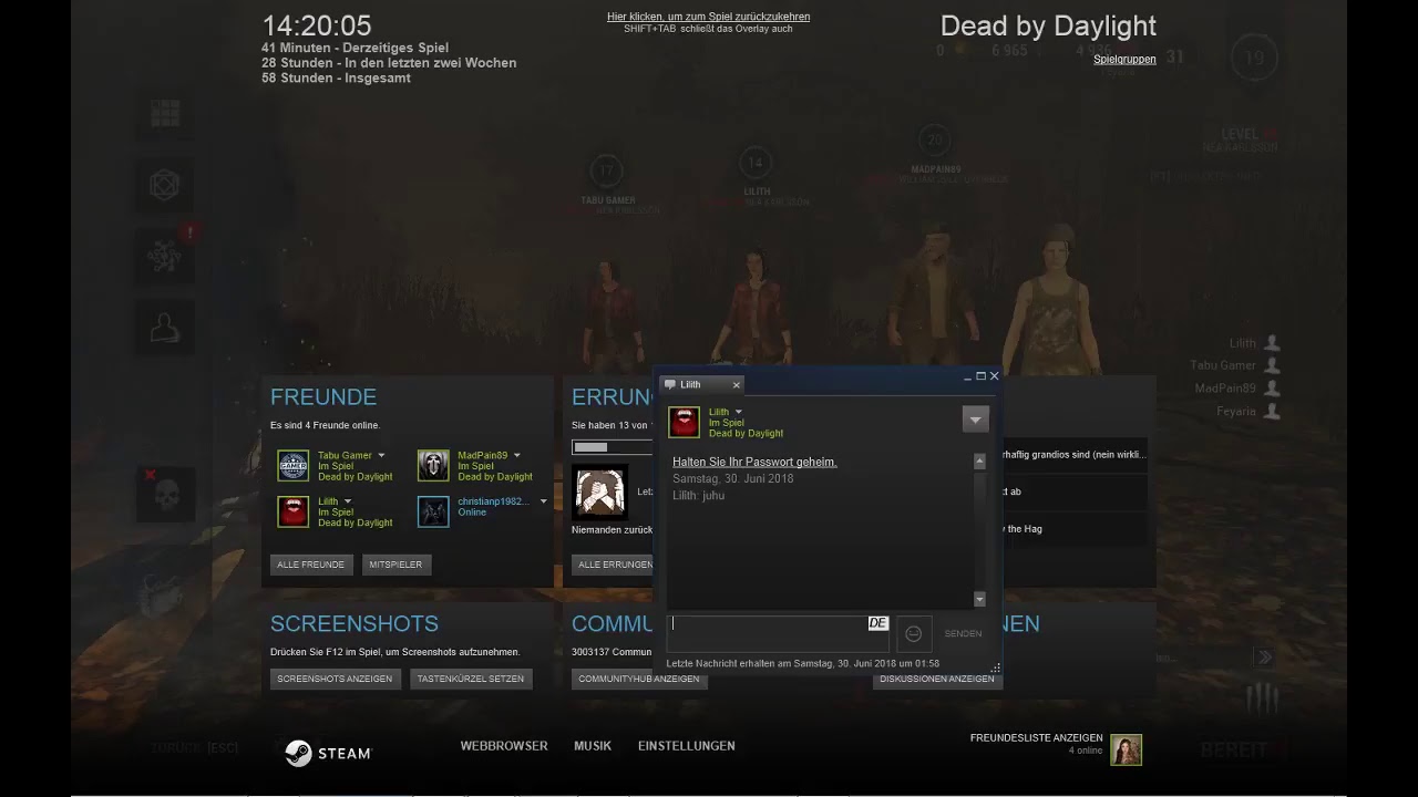 Dead by Daylight (text) - YouTube