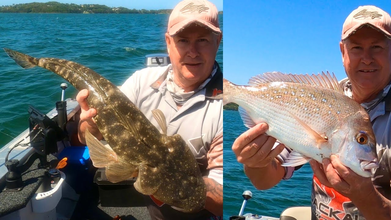 Snapper and Flathead Lake Macquarie NSW - YouTube