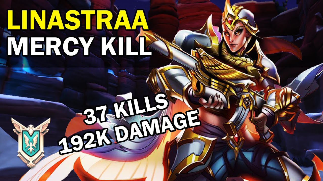 37 Kills 192K Damage Linastraa Tyra Paladins Competitive (Master) MERCY ...