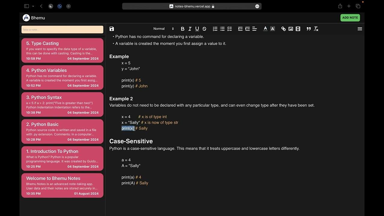 All About Python Variables Type Casting Typed Language L 04 Codingwithbhemu Python