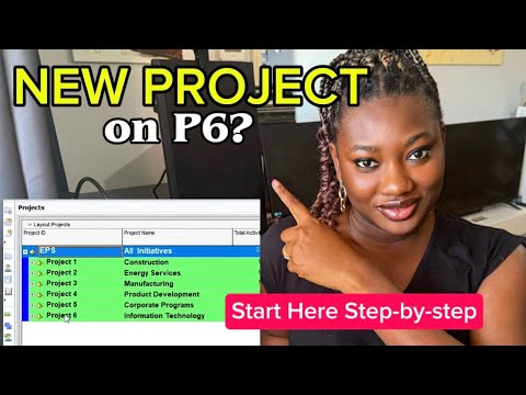 How to Create a New Project in Primavera P6 from Scratch | P6 Tutorial for Beginners