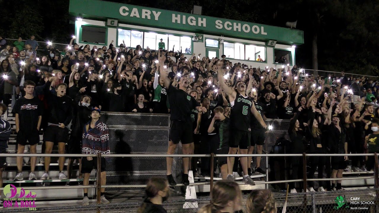 Cary High School Football Game Sing Along Crowd, 9/24/2021 - YouTube