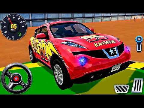 Car Mcqueen Driver Minibus Mercedes Vito Simulator - City Roof Parking Challenge - Android GamePlay