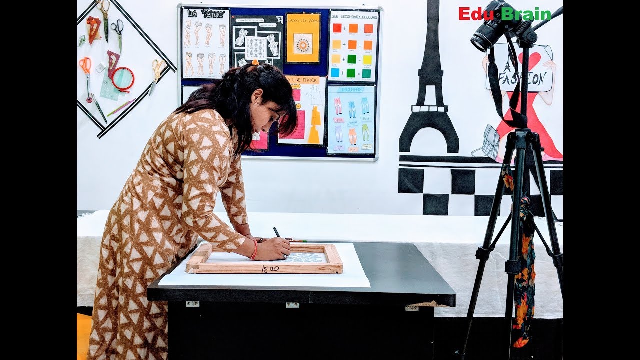 Screen Printing on Fabric - Edu Brain academy - YouTube