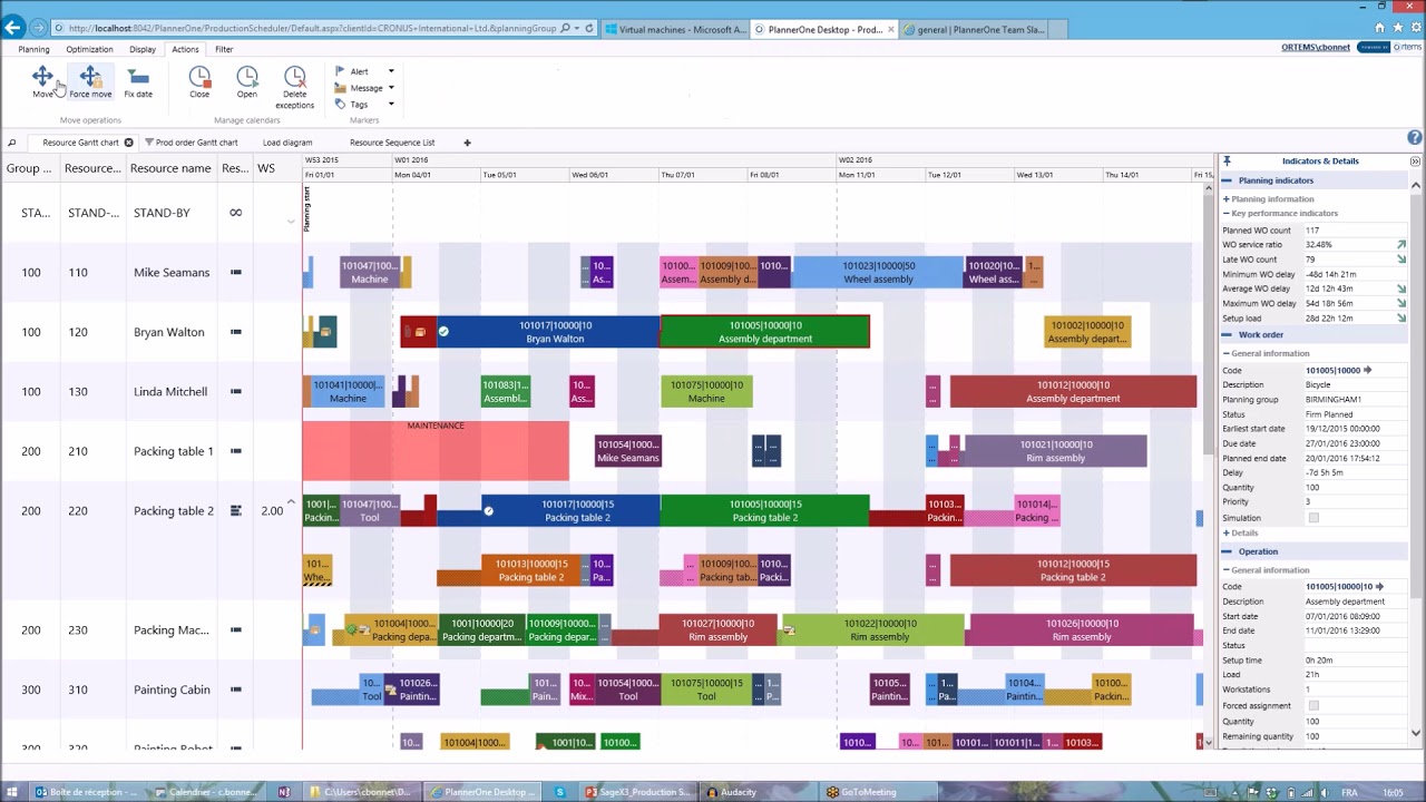 Production Scheduler for Sage 1 - YouTube