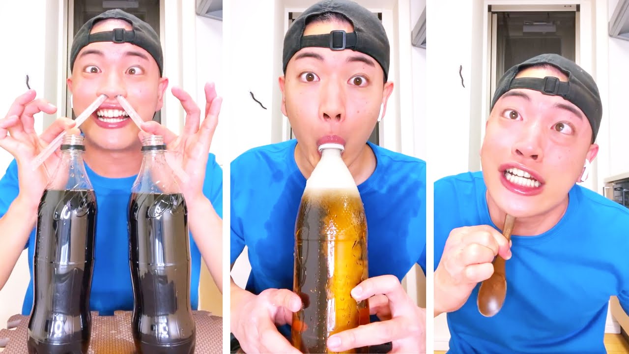 Nonomen takes the funniest challenges 🤣🤣 @nonomen | Funny tiktok videos ...