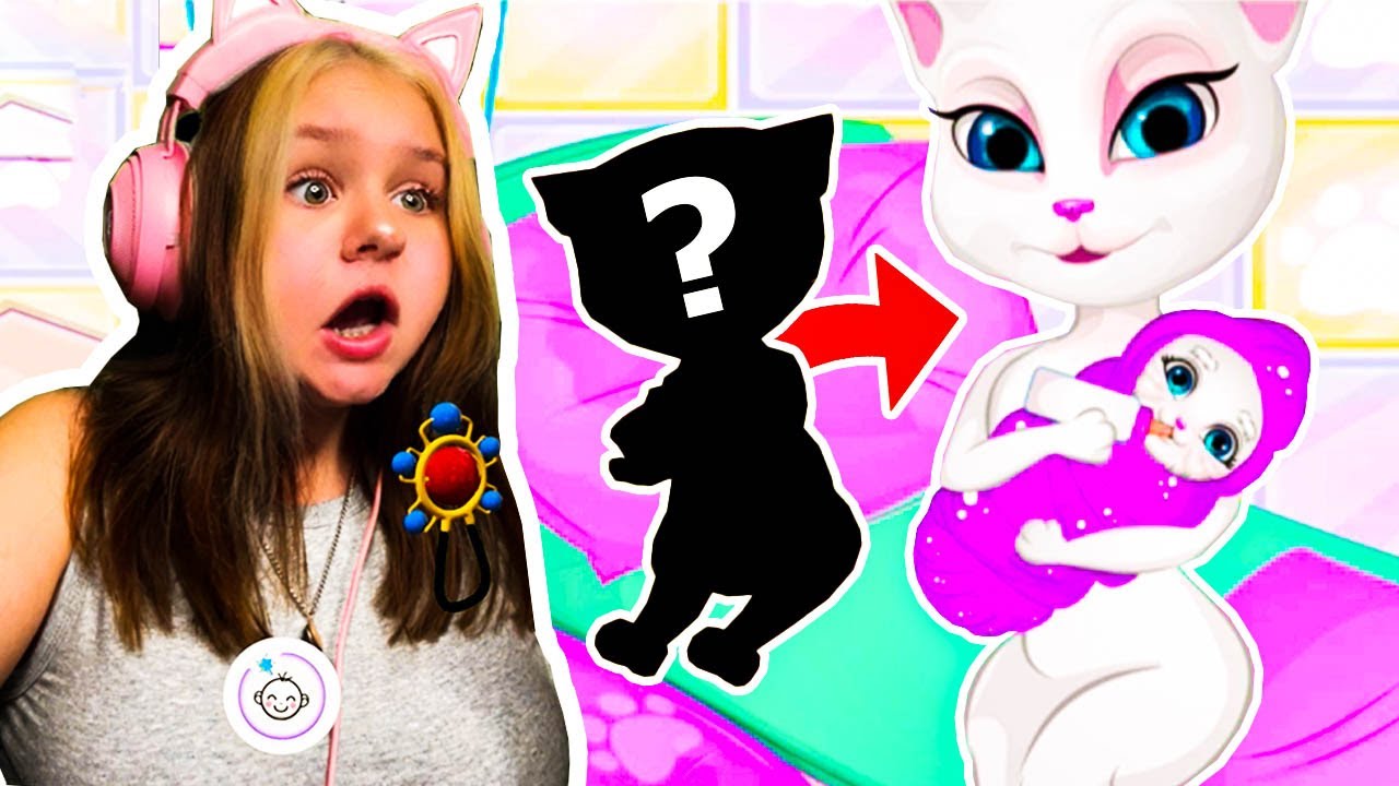 TALKING ANGELA HAD A BABY!! - YouTube