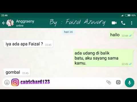 Prank  ngajak wik wik di whatsap / ml lewat chat whatsap.. wowww