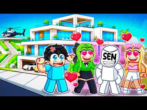 SEN LÜKS KÖŞK ile KIZLARI ETKİLEDİN - Roblox