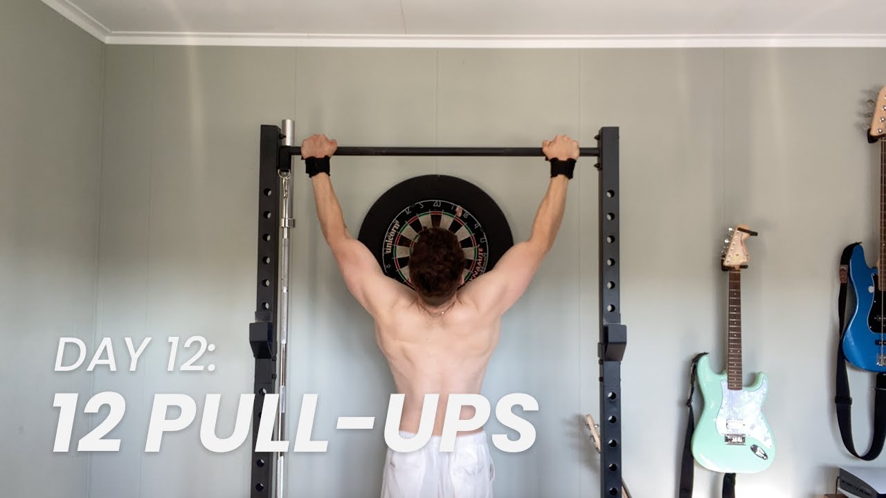 Day 12 || 12 pull-ups - YouTube