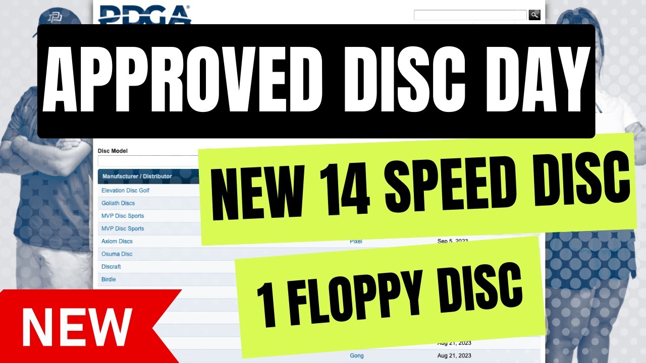 New PDGA Approved Discs (Sept. 11, 2023) - YouTube