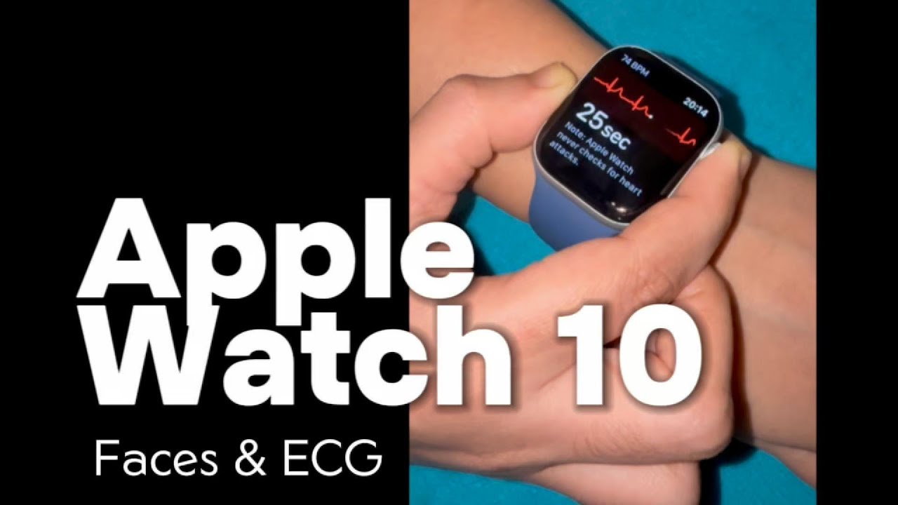 Apple Watch Series 10 - Custom Watch Faces & ECG Demo - YouTube