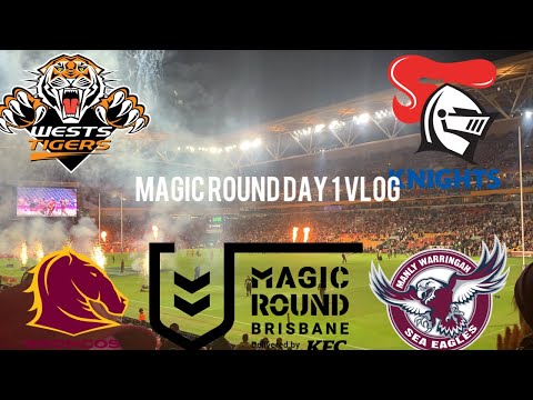 NRL Magic Round Day 1 Vlog - YouTube