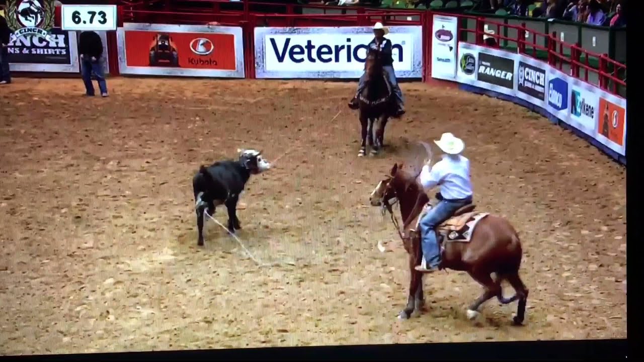 2016 THE AMERICAN - TEAM ROPING - Semi Finals Round 3. - YouTube