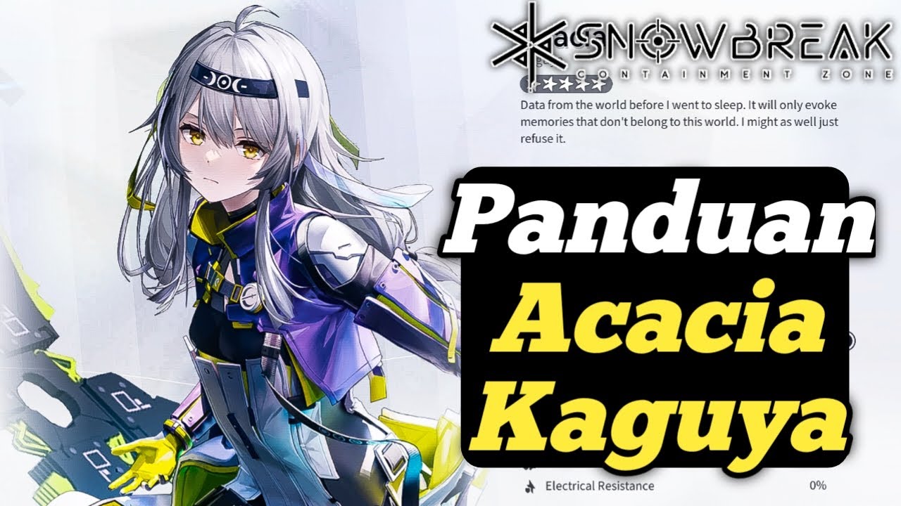 Build karakter ACACIA KAGUYA Support terbroken!! | Snowbreak ...
