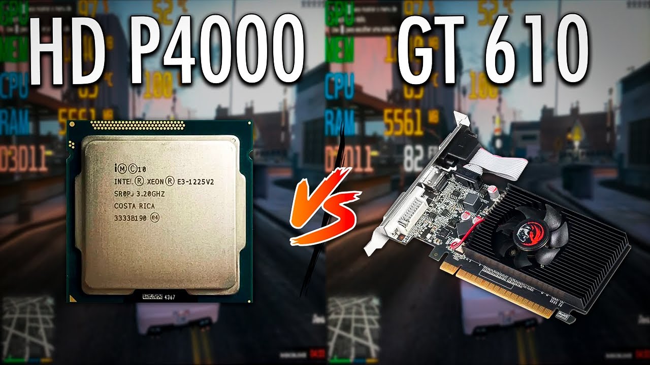 VIDEO INTEGRADO DA INTEL OU GT 610? QUAL É A MELHOR OPÇÃO PRA RODAR ...