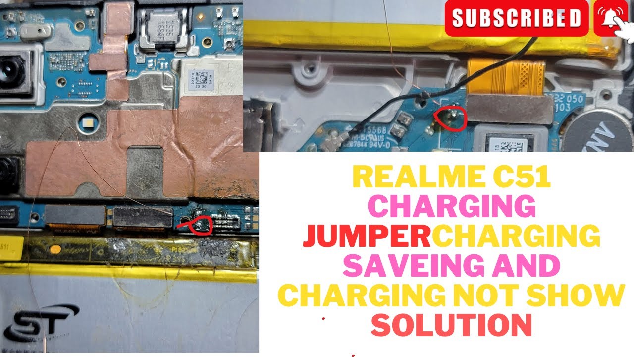 Realme C51 Charging jumper Charging Saveing and Charging Not show ...