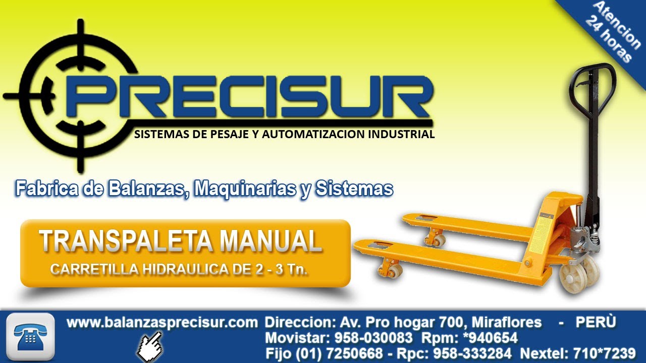 Venta, manejo y uso de Transpaleta - Carretilla zorra stoka hidraulica ...