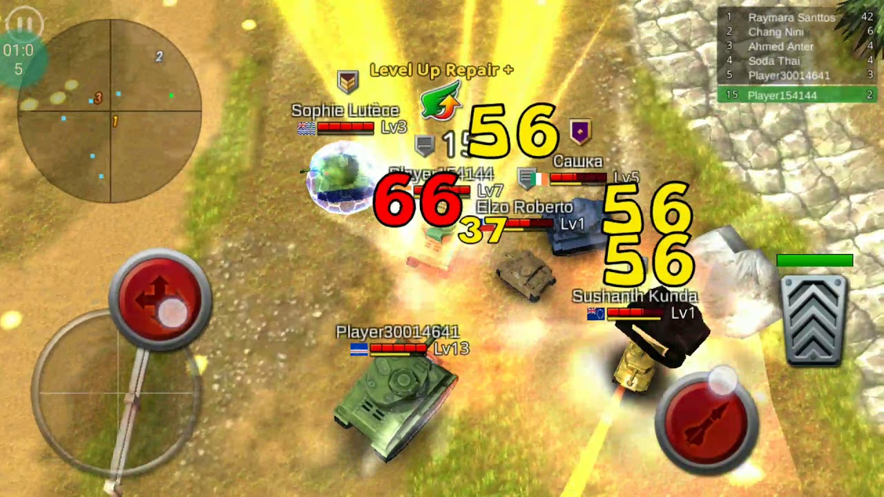 BEST [mobile game] Battle Tank Android | gamemade - YouTube