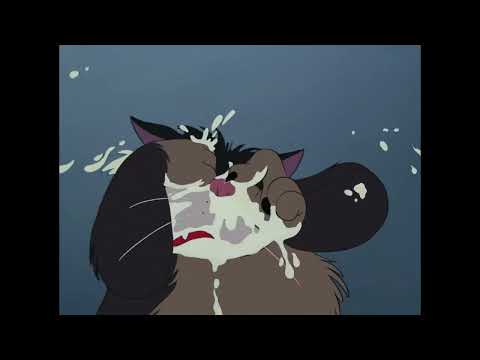 Cinderella (1950): “Lucifer Loves Milk ))) 🐈‍⬛🐁”