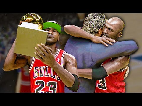 Winning Michael Jordan Sixth NBA FINALS TROPHY! Making Jordan a GOAT! NBA 2K23 Jordan Challenge #14