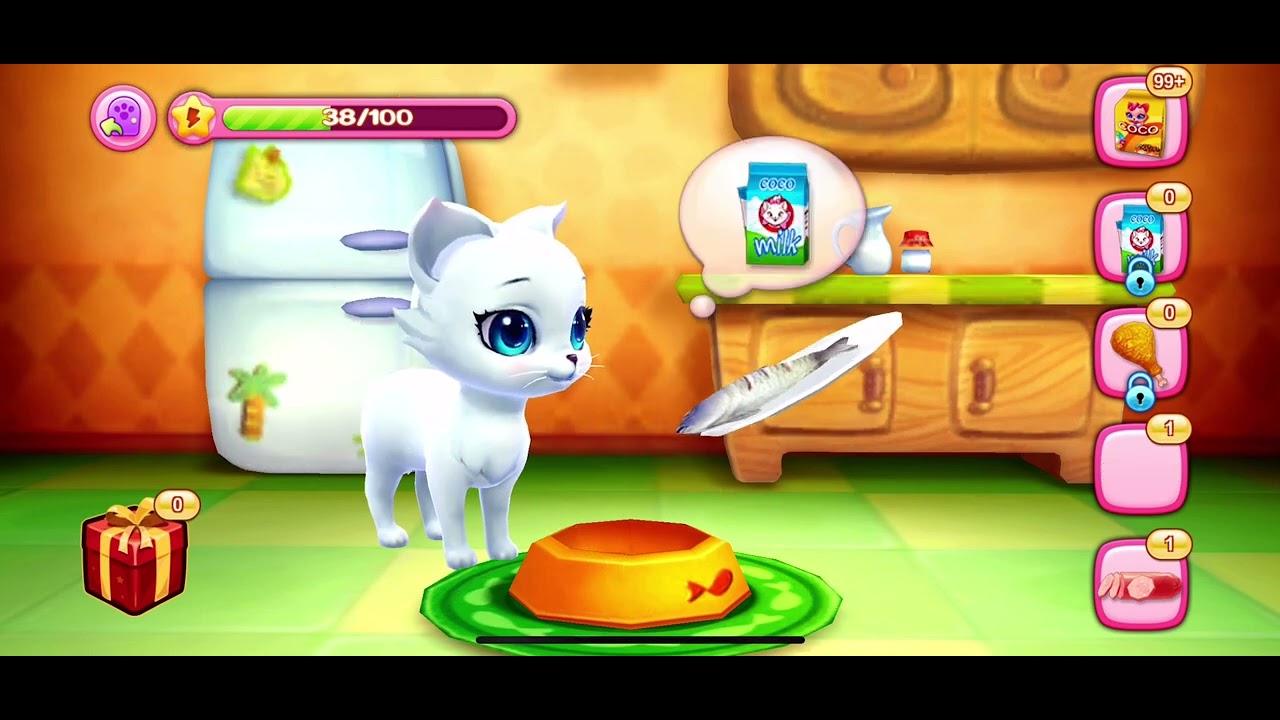 KITTY LOVE MY FLUFFY FRIEND GAME CARTOON FOR KIDS - YouTube