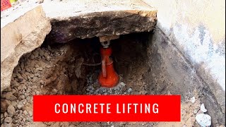 Lift a Concrete Patio: Slab Jacking