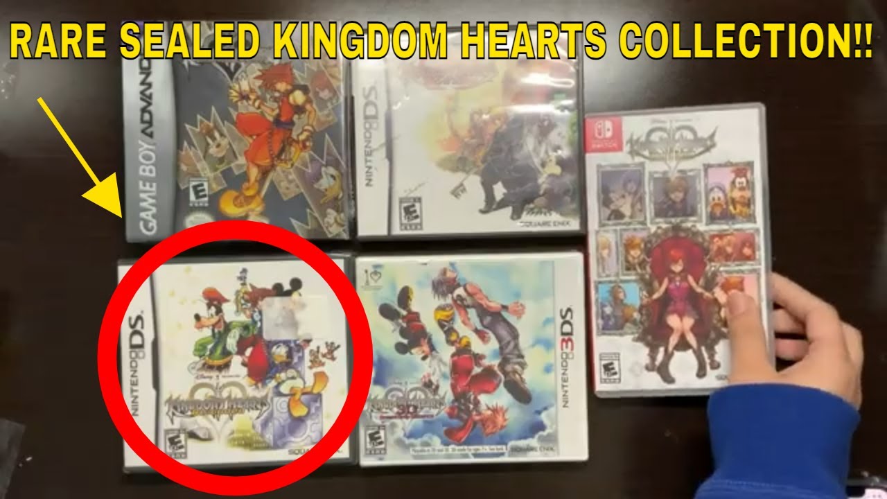 RARE SEALED Kingdom Hearts Collection for GBA, DS, 3DS and Switch short ...