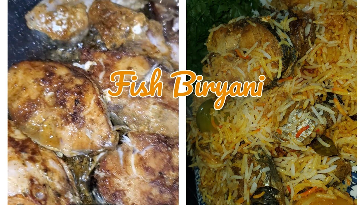Fried FISH BIRYANI recipe easy to make so mazedar### - YouTube
