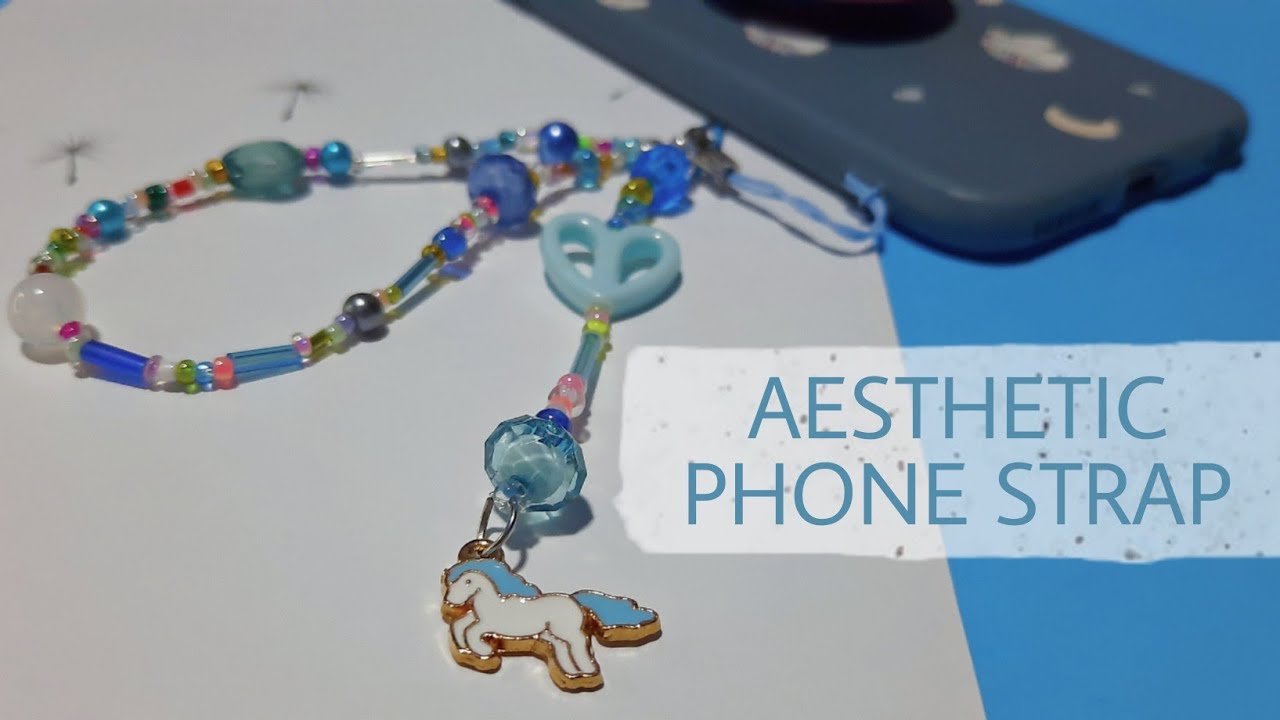 DIY AESTHETIC PHONE STRAP | CARA MEMBUAT GANTUNGAN HP DARI MANIK-MANIK ...