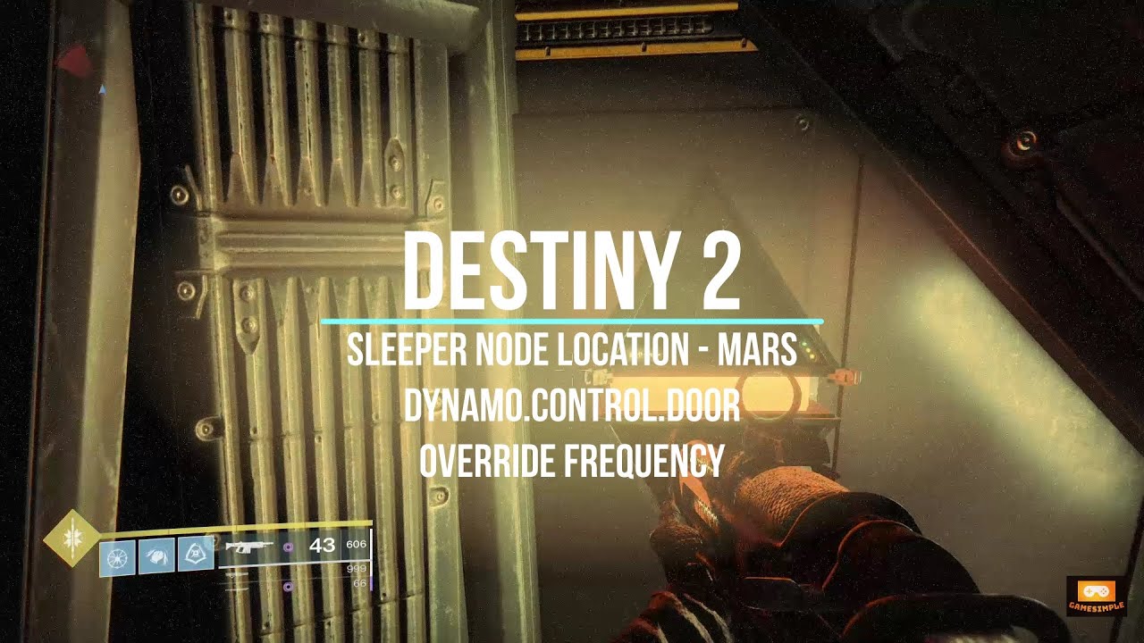 Destiny 2 Dynamo Control Door Location MARS - Last Chance Sleeper Node ...
