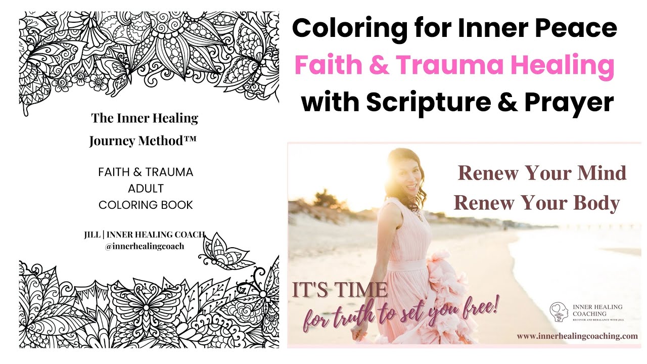 Coloring for Inner Peace | I AM Affirmations Trauma Healing - YouTube