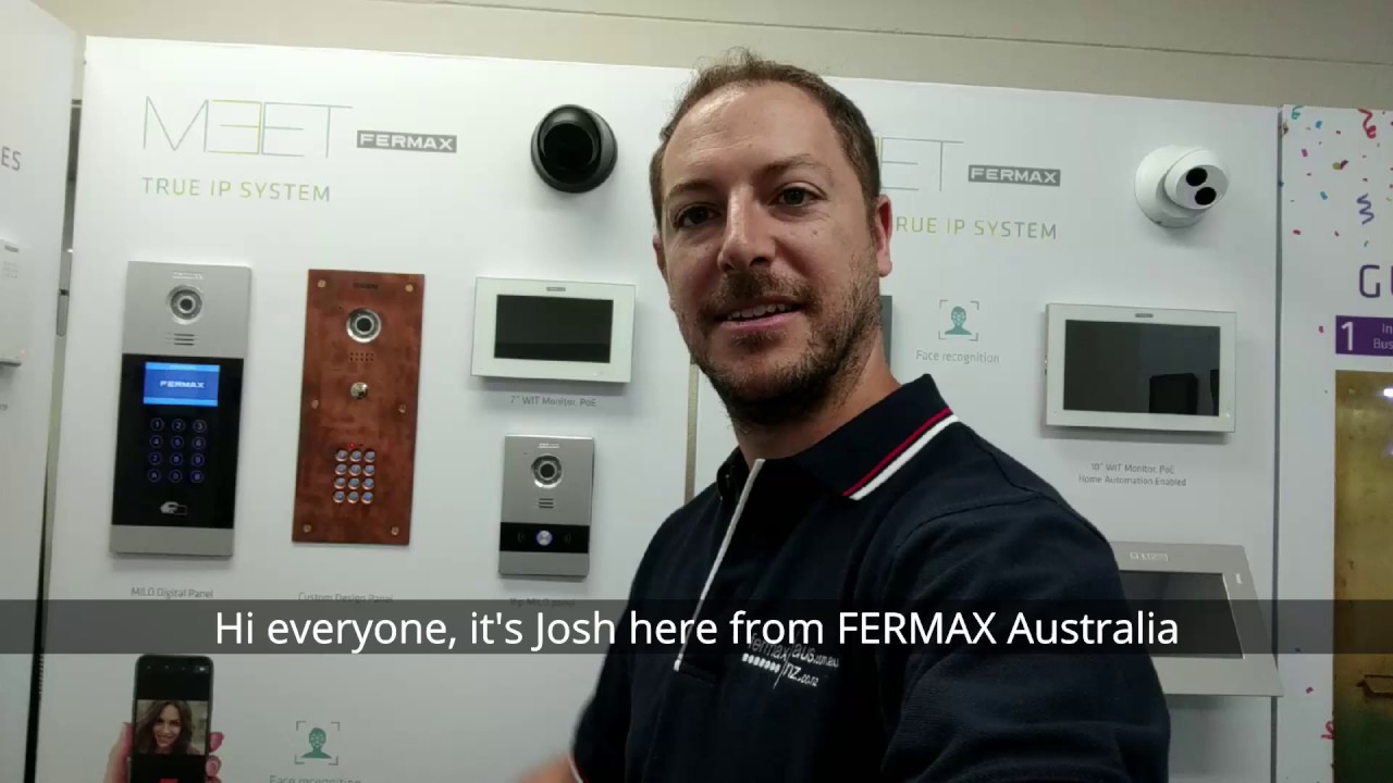 Demonstrating FERMAX MEET IP Video Intercom Calling SIP / VOIP Deskphone - YouTube