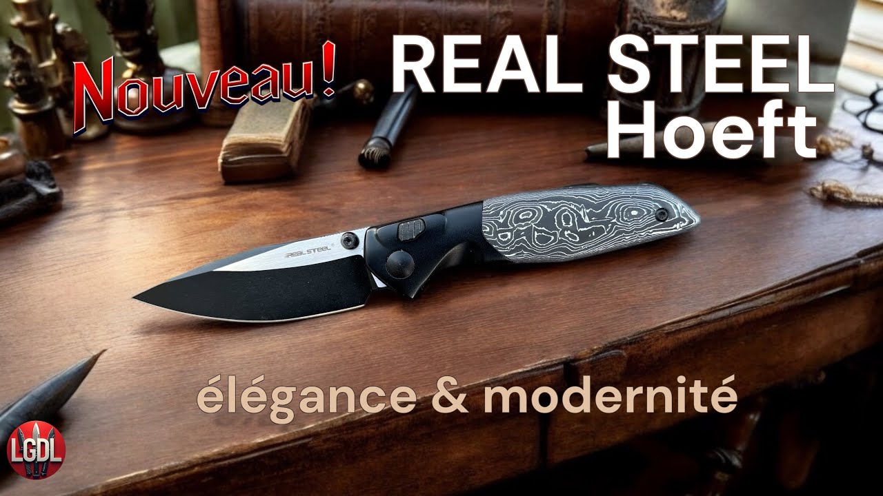 REAL STEEL "Hoeft" : un couteau EDC élégant et original très réussi ...