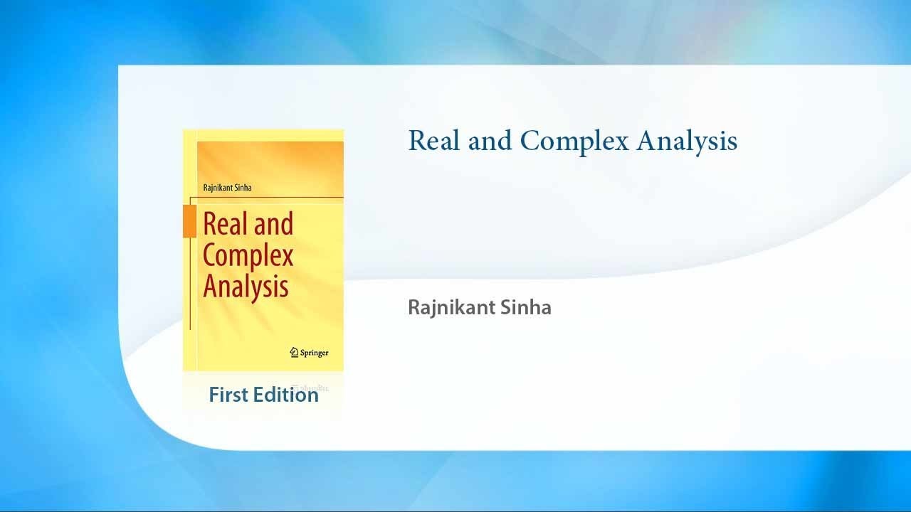 Real and Complex Analysis - YouTube