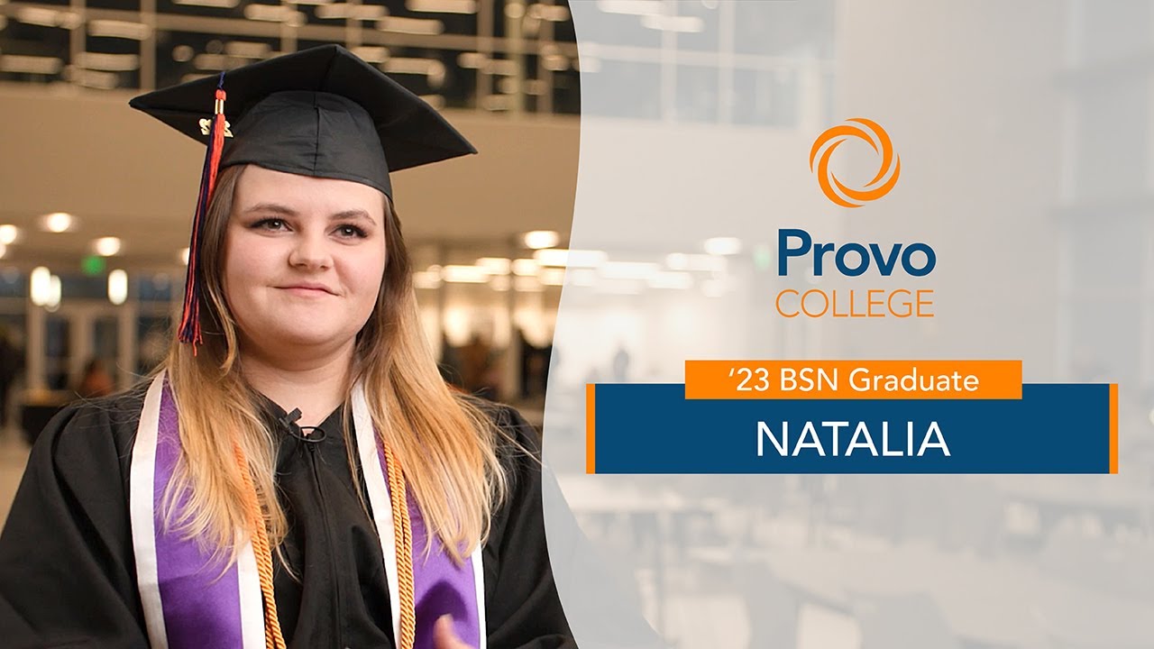 Natalia T. | 2023 BSN Graduate Testimonial | Provo College - YouTube