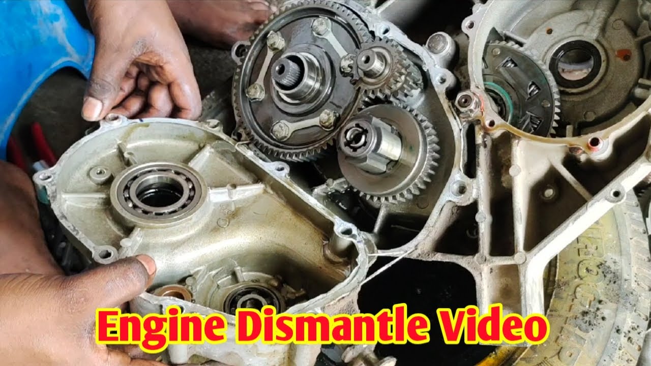 How to Auto rickshaw Engine dismantle video/engine prippathu yeppadi ...