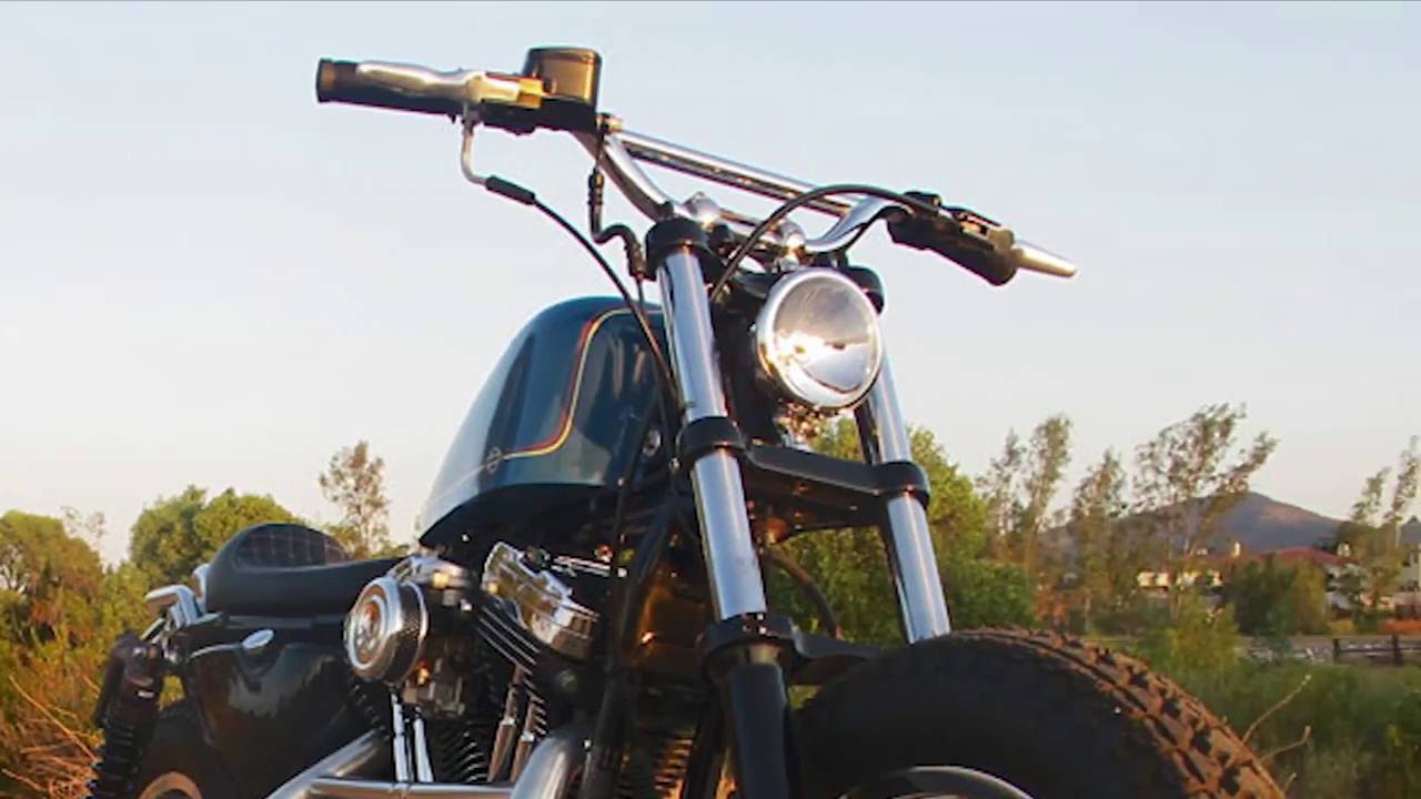 Biltwell Moto Handlebar Overview - Deadbeatcustoms.com - YouTube