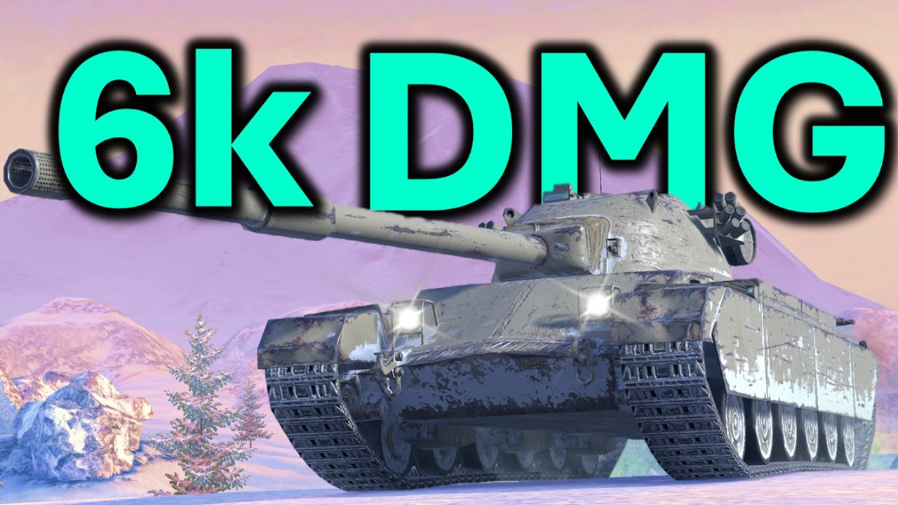Charlemagne 6k damage (+3 regular games) | WoT Blitz - YouTube